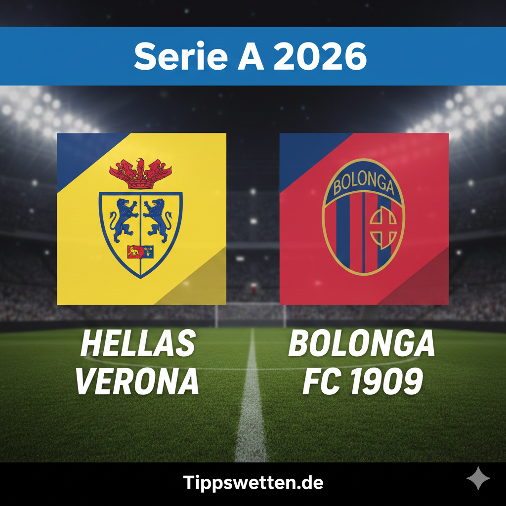 Wett Tipps die Serie A 2026 : Hellas Verona vs Bologna - 21. Spieltag